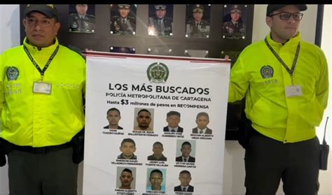 Si Los Conoce Denúncielo Policía Presentó El Cartel De Los 10