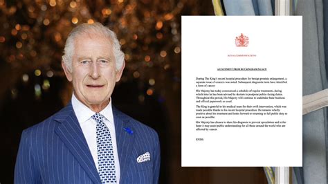 Rei Charles Iii Inicia Tratamento Para Câncer Versa