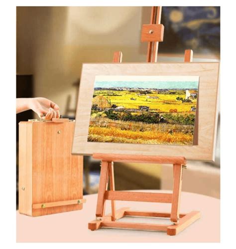 접이식 탁상 이젤 원목 캔버스 그림 받침대 크기 조절 138858 티몬