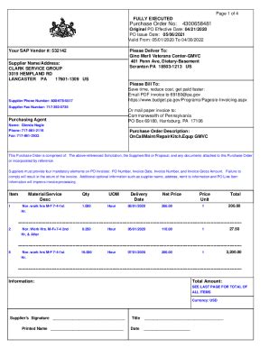 Fillable Online Purchase Order Short Text Changes After Adding The Vendor Fax Email Print