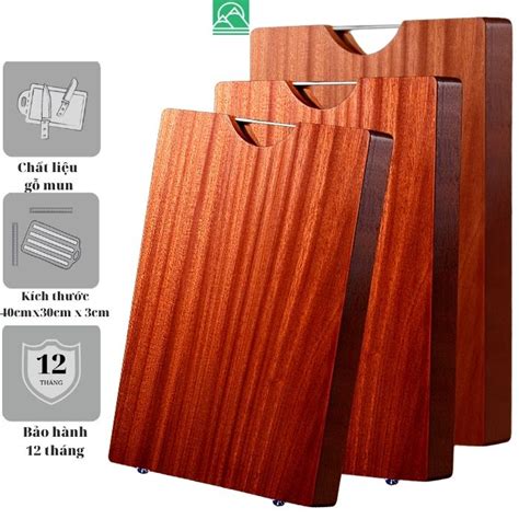 High Quality Monolithic Natural Ebony Cutting Board Exported Goods
