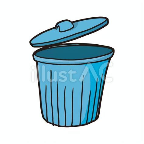 ポリバケツ（ゴミ箱）イラスト No 913638／無料イラストなら「イラストac」