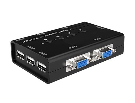 4 Port Manual VGA USB Kvm Switch For PC Printer VGA Switch And VGA Switcher Price