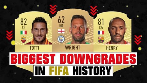 BIGGEST RATING DOWNGRADES IN FIFA HISTORY FIFA 10 FIFA 20 YouTube