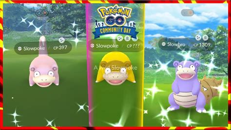 New Slowpoke Community Day Event In Pokemon Go How Many Shinies In A