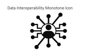 Data Interoperability Monotone Icon In Powerpoint Pptx Png And Editable Eps Format PPT Example