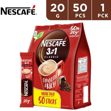 Buy Nescafe 3 In1 Classic Coffee 50 X 20 G توصيل