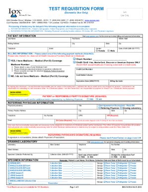 Fillable Online TICK TEST REQUEST FORM Office BD F 021 REV 001