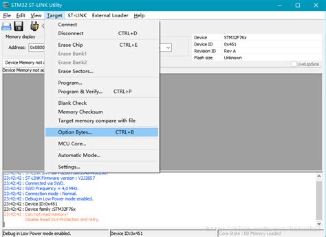 Stm32芯片解除写保护方法（详细）stm32进入写保护如何用segger恢复 Csdn博客