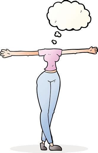 사고 버블 만화 여성 시체 광범위한 암즈 광대한에 대한 스톡 벡터 아트 및 기타 이미지 광대한 귀여운 그리기 Istock