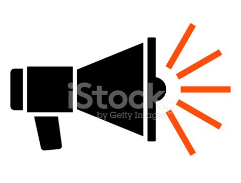 확성기 아이콘 스톡 벡터 Freeimages