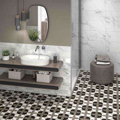 Patterned Porcelain Tile Artistic Wood Five 8x8