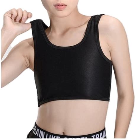 Women Sports Tank Bra Hook Vest Top Corset Straps Chest Slim Fit