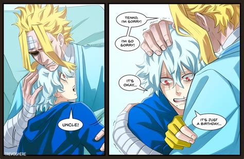 Shigaraki Tomura And Yagi Toshinori Boku No Hero Academia Drawn By