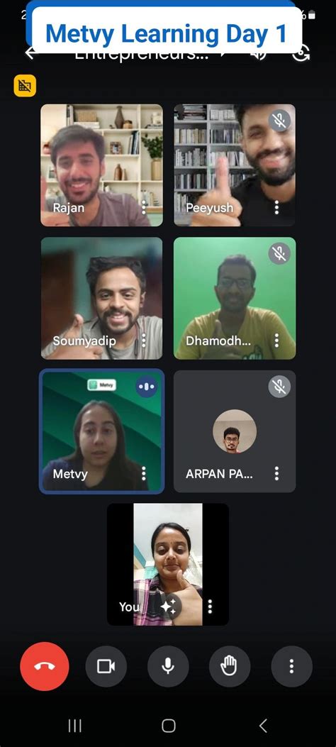 Anusha Jagannath On Linkedin Metvylearning Day1 Metvy Bharatindie