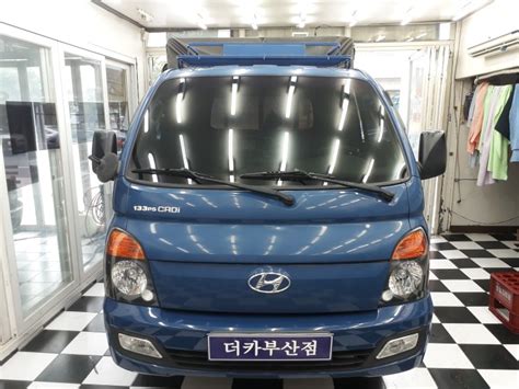 부산썬팅 포터2 1톤화물차 전면썬팅 측면 후면썬팅 썬렉스 Two X100 틴팅 농도3515 추천 자외선차단 열차단율999