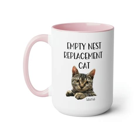 Empty Nesters Empty Nest T College Mom Cat Mom Mug Personalized Cat Mug Empty Nester
