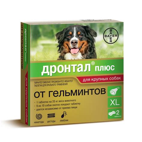 Дронтал Плюс XL, таблетки, №2