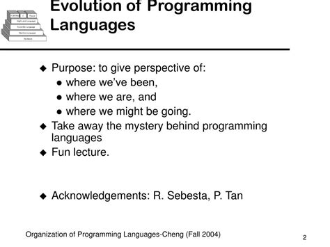 Ppt Evolution Of Programming Languages Cse452 Powerpoint Ppt Evolution Of Programming Languages Cse452 Powerpoint