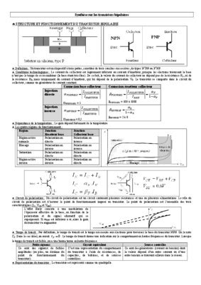 Exercices Transistors Bipolaires Corriger Pdf Notice Manuel D Utilisation