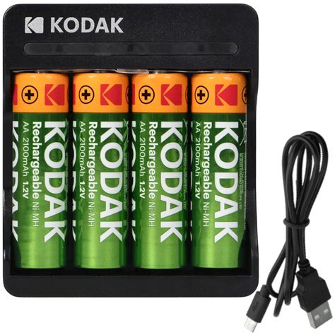 Ładowarka Kodak Usb Do Akumulatorków 4x Aa R6 4x Akumulatorki Aa