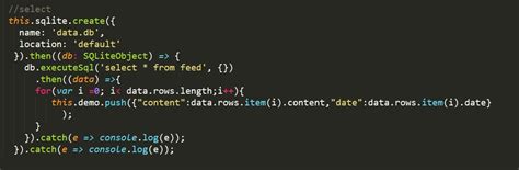 Sqlite Plugin In Ionic 3