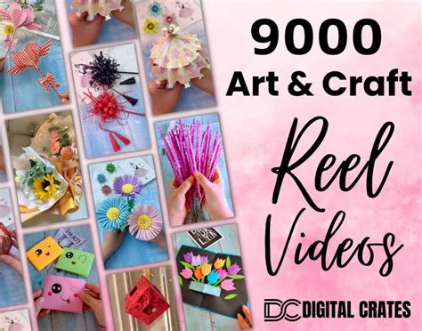9000 Arts Craft Videos TikTok Youtube Shorts IG Viral Videos Instagram Reels MasterBundles