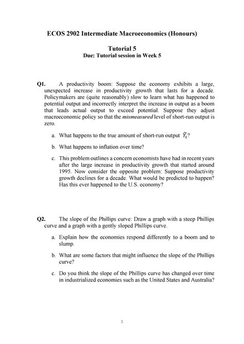 Tutorial 5 Warning Tt Undefined Function 32 1 Ecos 2902 Intermediate Macroeconomics