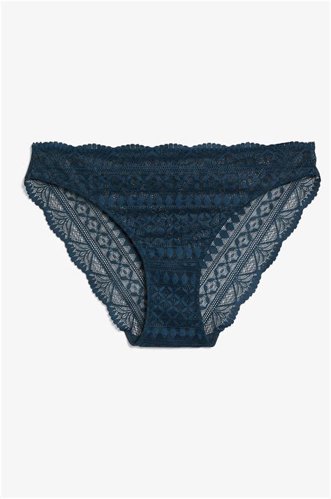 Culotte En Dentelle Idole Encre Etam