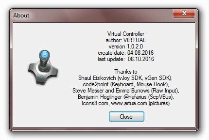 Vjoy Virtual Joystick Telegraph