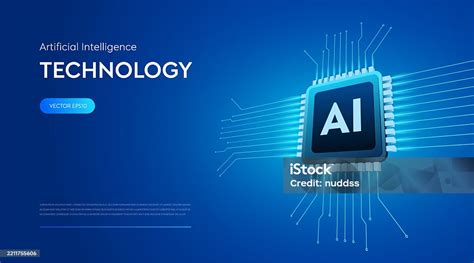 인공 지능 3d 반도체 인공 지능 칩 혁신 배경 빅 데이터 기술 네트워크 템플릿 배너 네온 추상 전기 글로우 라인 블루 네트워킹 미래 벡터 일러스트 레이 션 분석 보기에