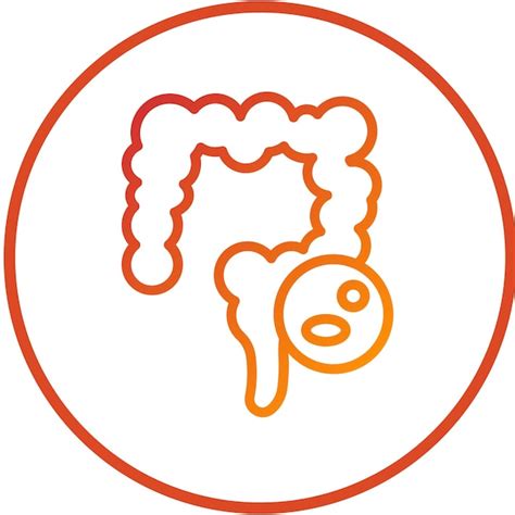 Premium Vector Vector Design Rectal Cancer Icon Style