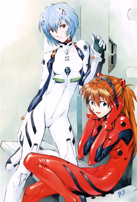 Ayanami Rei Neon Genesis Evangelion Asuka Langley Soryu