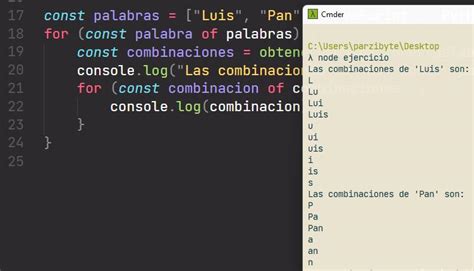 Javascript Generar Combinaciones De Cadena Parzibyte