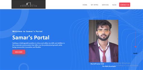 Create Your Website Page In Html Css And Javascript By Samar