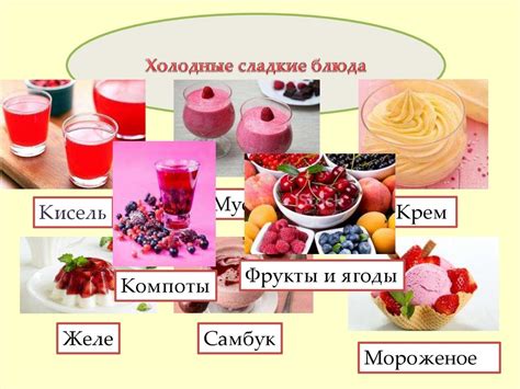 Сладкие блюда - презентация онлайн