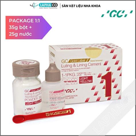 Gc Xi Măng Gắn Răng Fuji 1 Chất Trám Cement Gic Phục Hình Hàn Răng