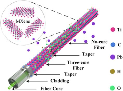 Schematic Diagram Of The Fiber Optic Sensing Elements Download