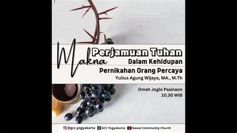 Seminar Keluarga 18 Mei 2023 Gbi Ngadinegaran Cabang Gawul Community