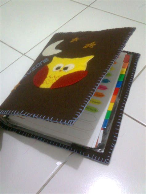 Look To The Sky Sampul Binder Flanel Handmade
