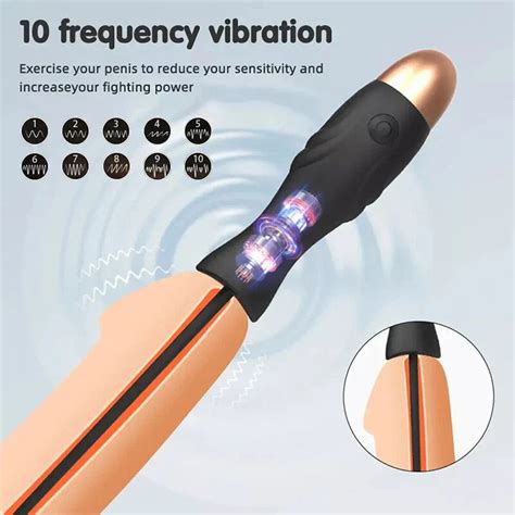 Deep Urethral Dilator Trainer Vibrator Penis Plug With 10 Vibration Mo