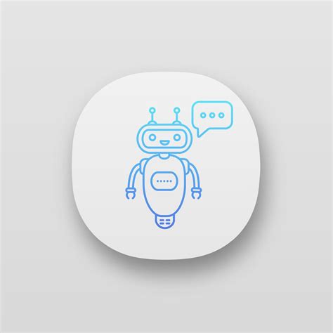 Chatbot Typing Answer App Icon UI UX User Interface Talkbot With Dots