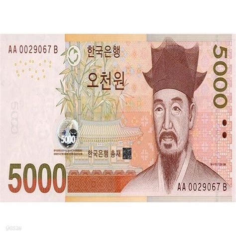 35조각 판퍼즐 화폐 오천원 앞면 YES24
