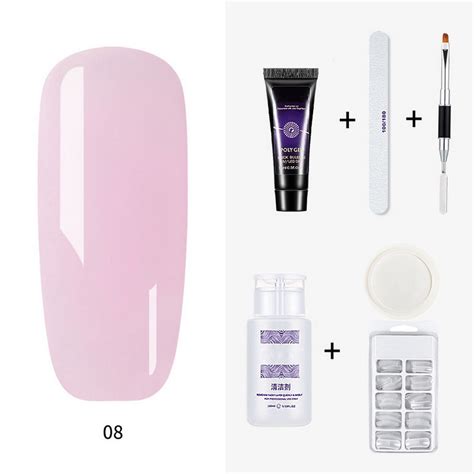 Weerihhol Nail Extension Fiber Set Fiberglass Nails Extension Glue 30ml
