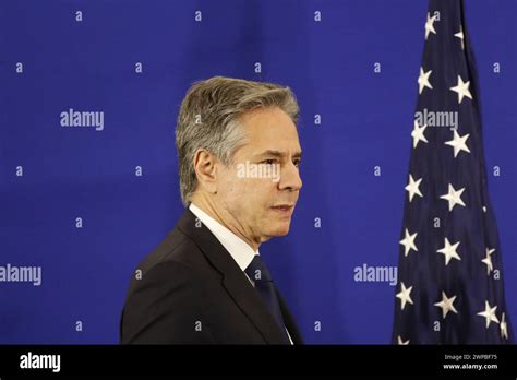 Antony Blinken United States Secretary Of State Portrait During