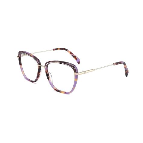 Gd Popular New Beautiful Women Lamination Acetate Metal Optical Eyewear