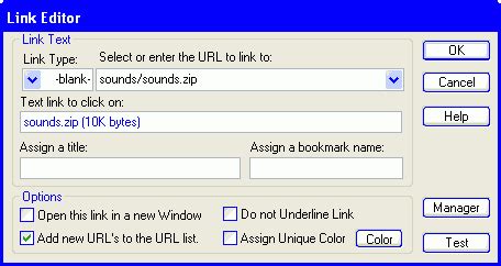 Linking To Files