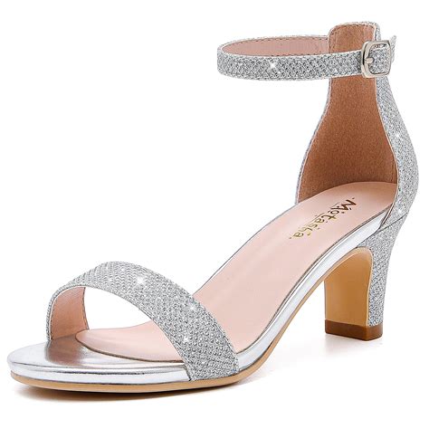 Motasha Big Girls Sandals Girl Heel Open Toe Ankle Strap Cute Pump
