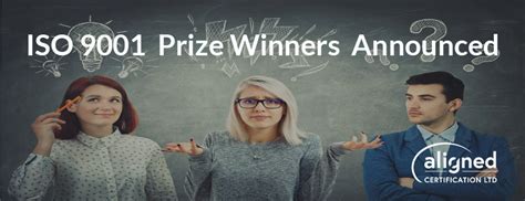 Winners Of The Iso 9001 Quiz Announced Aligned Certification Ltd