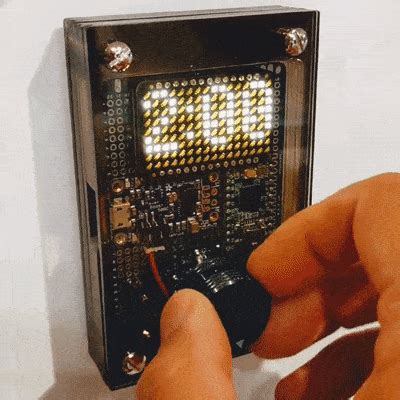 Minimalist Timer Counts Down With LED Matrix Hackaday